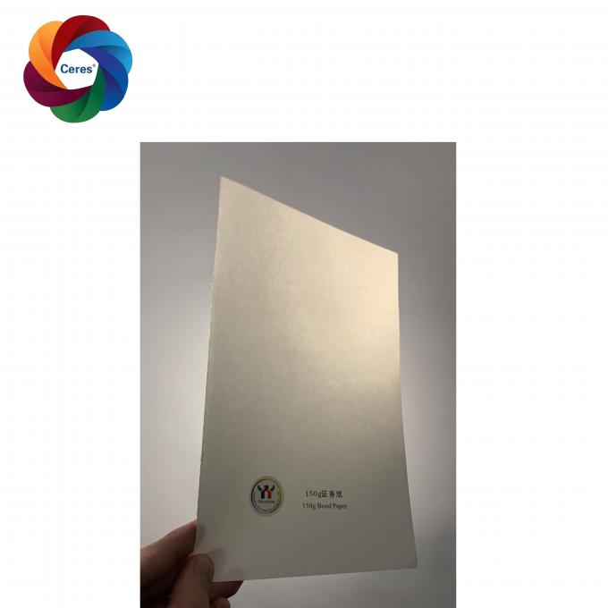 A4 150 Grams Anti Counterfeiting Paper With Fiber And Security Thread ...