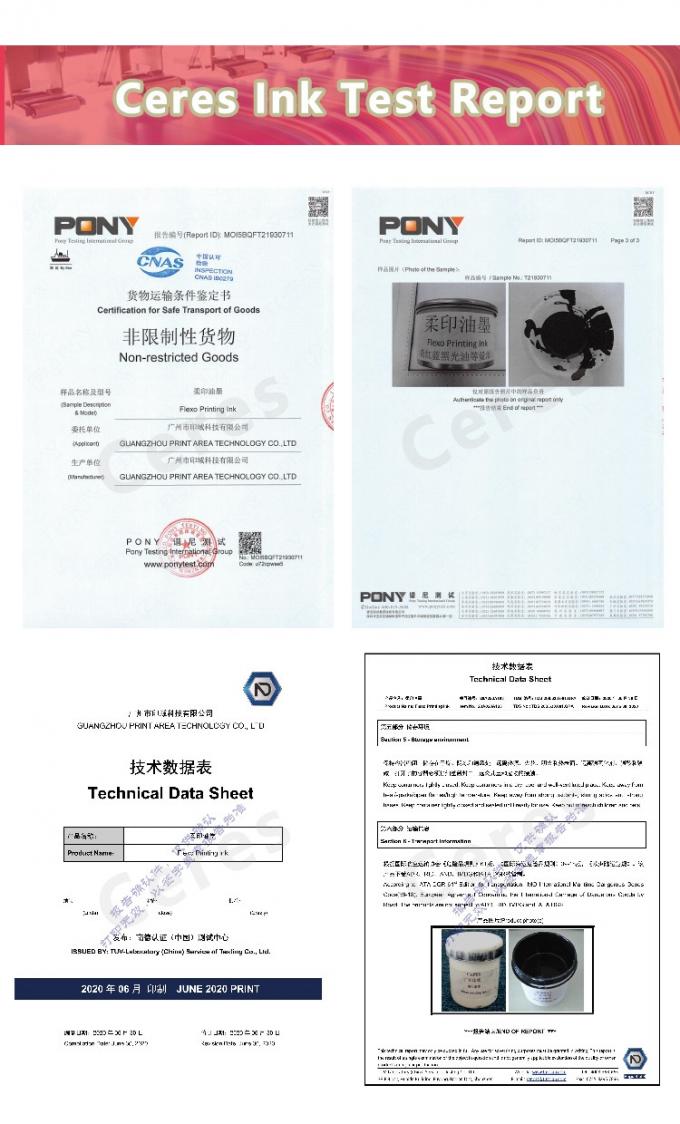 Solvent Base Uv Flexo ink Gloss And Matt Varnish For Label Paper