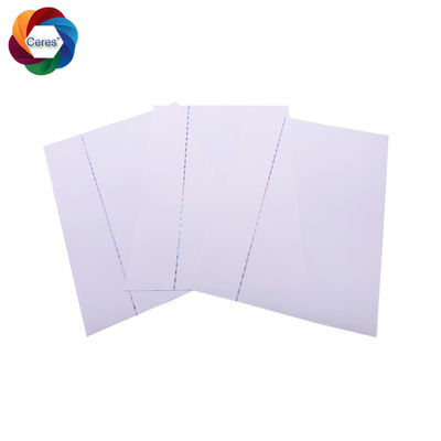A4 Hologram Security Bond Paper With Watermark Cotton UV Invisible Fiber