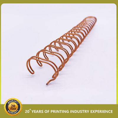 Notebook Pantone Double Loop Wire 0.9mm Steel Calendar Binding Wires