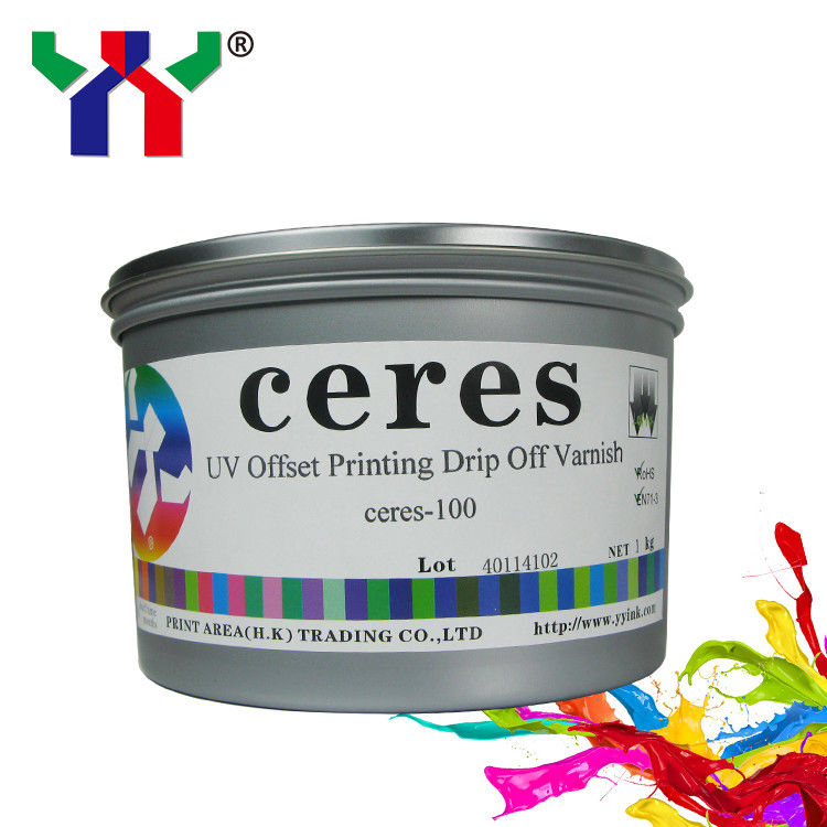 ceres 100/UV Drip off varnish & UV Drip off Primer/UV offset printing ...
