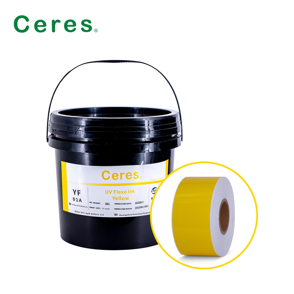 UV Flexo Ink CMYK And Panton Colors For Label Printing