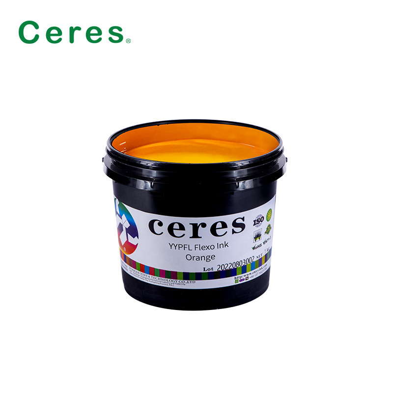 CMYK Color YYPFL Flexo Ink For Textile Cloth Ribbons