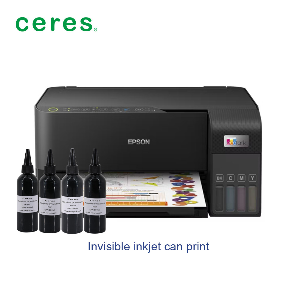 CMYK Colors Inkjet Printer For Uv Invisible Ink