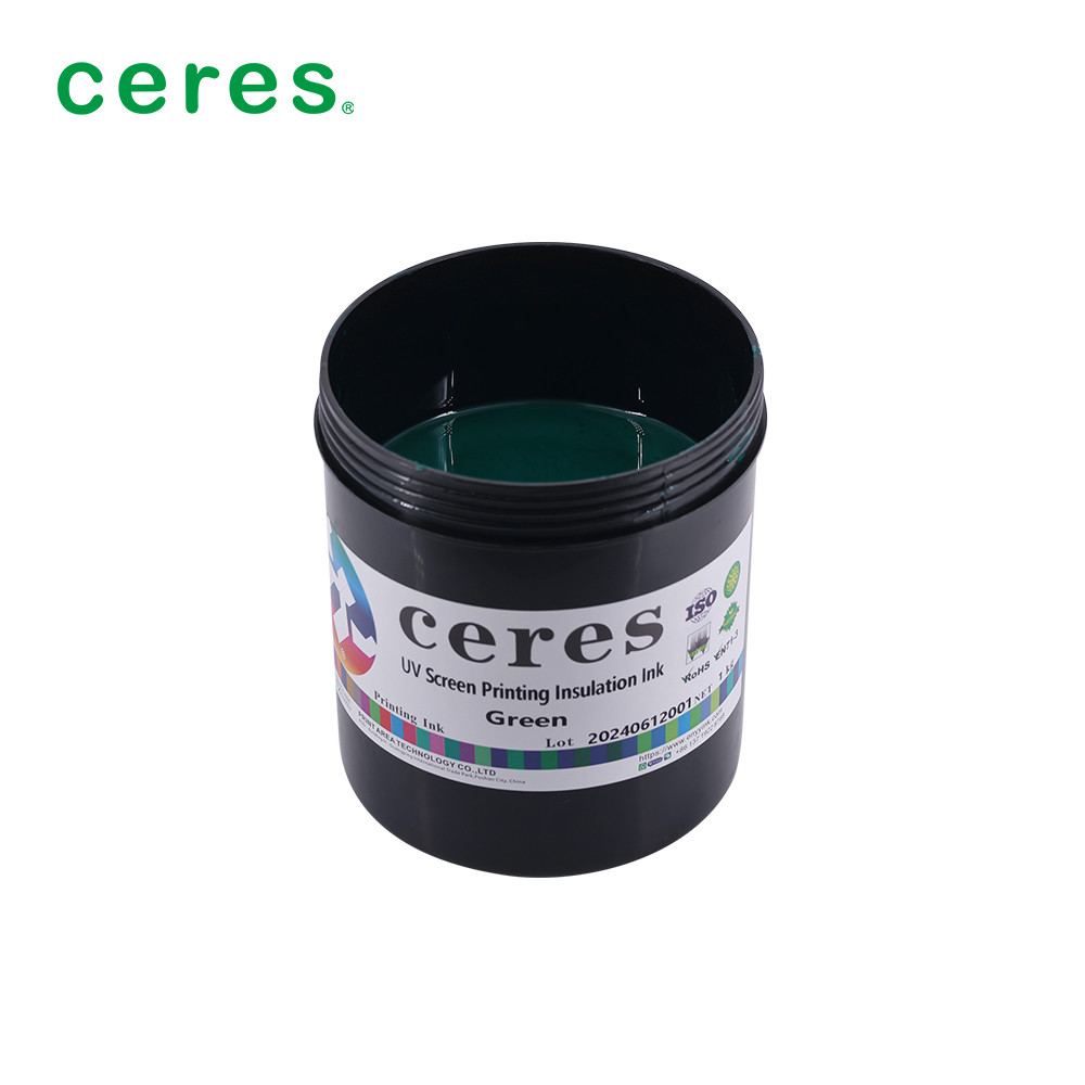 Ceres Screen Printing Insulation Ink Green Color