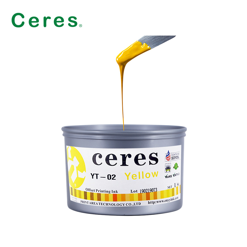 Anti-Skinning EN71 3 Soya Base Ink Cyan Magenta Gloss Eco Friendly Ink