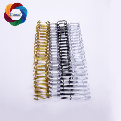 2 To 1 Spiral Binding Wire 1.4mm Twin Ring Pantone Double Notebook Spring Binder
